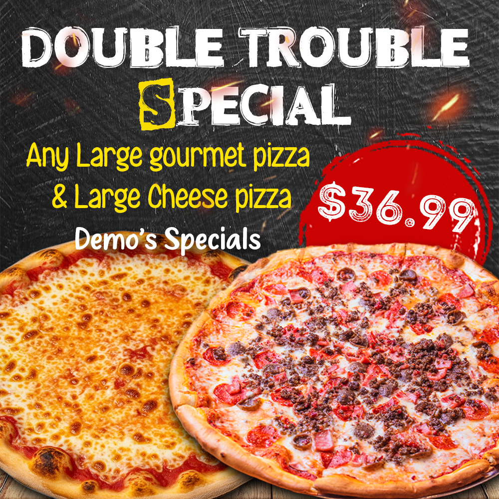 Demo's Pizzeria & Deli – 10%Off Online Orders + Redeem $10 for 100 points